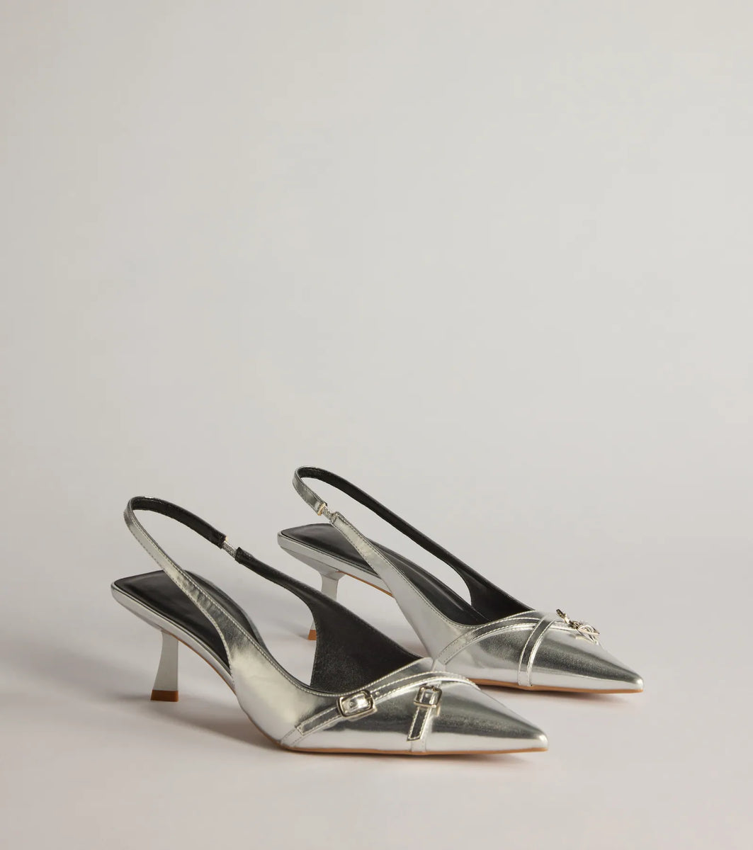 Chic Strut Faux Leather Stiletto Heels & Windsor