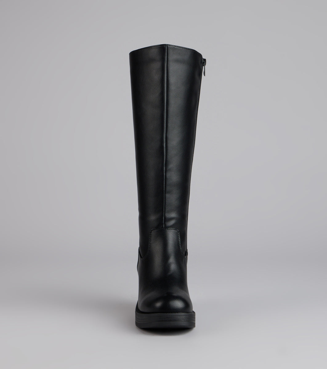 City Edge Wide Calf Platform Boots & Windsor