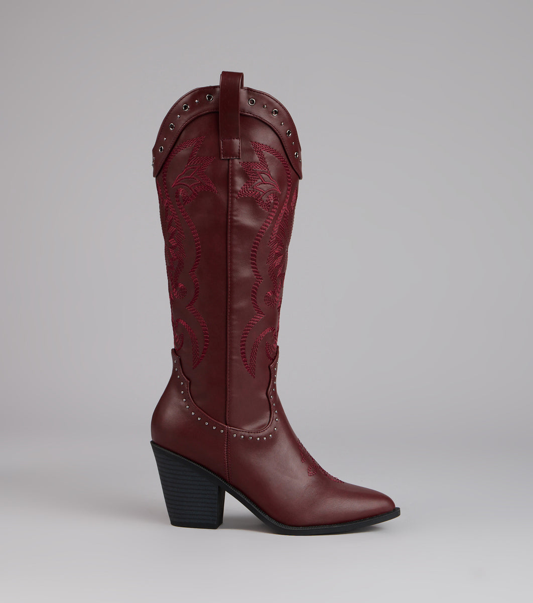 Ride or Shine Studded Cowboy Boots & Windsor