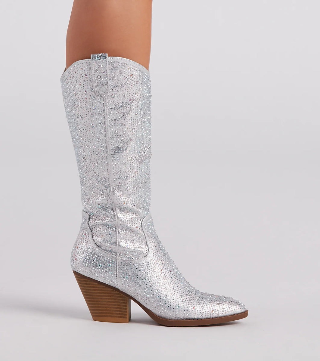Country Diva Rhinestone Cowboy Boots & Windsor