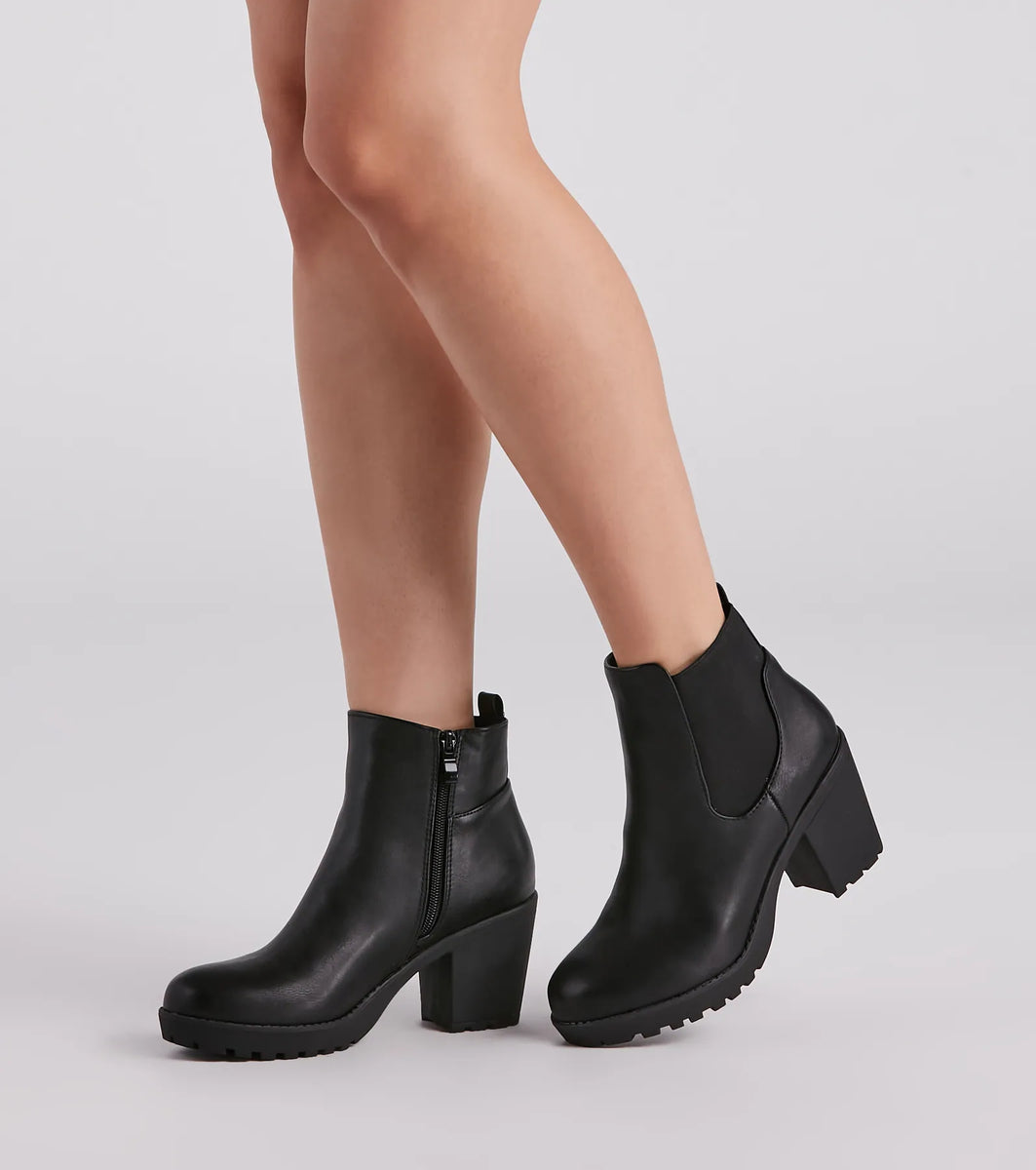 Ultimate Trendsetter Lug Sole Booties & Windsor