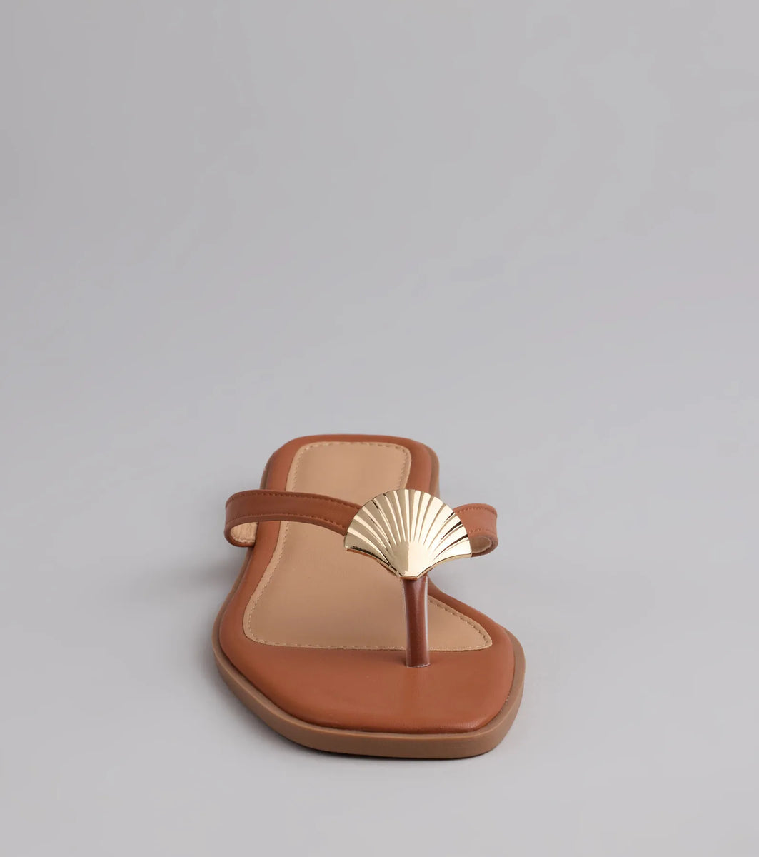 Golden Hour Seashell Sandals & Windsor