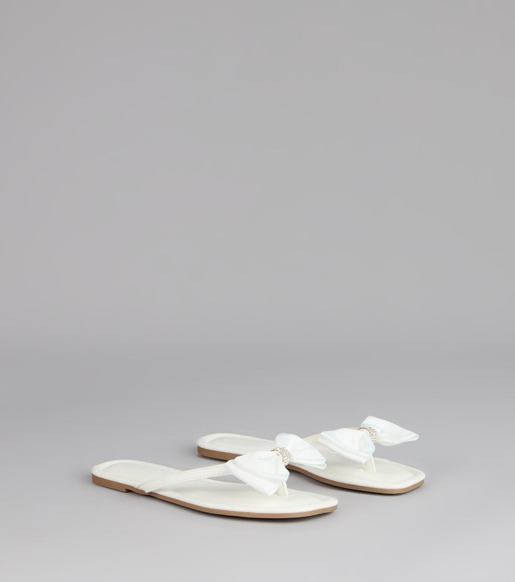 Sweet Steps Bow Thong Sandals & Windsor