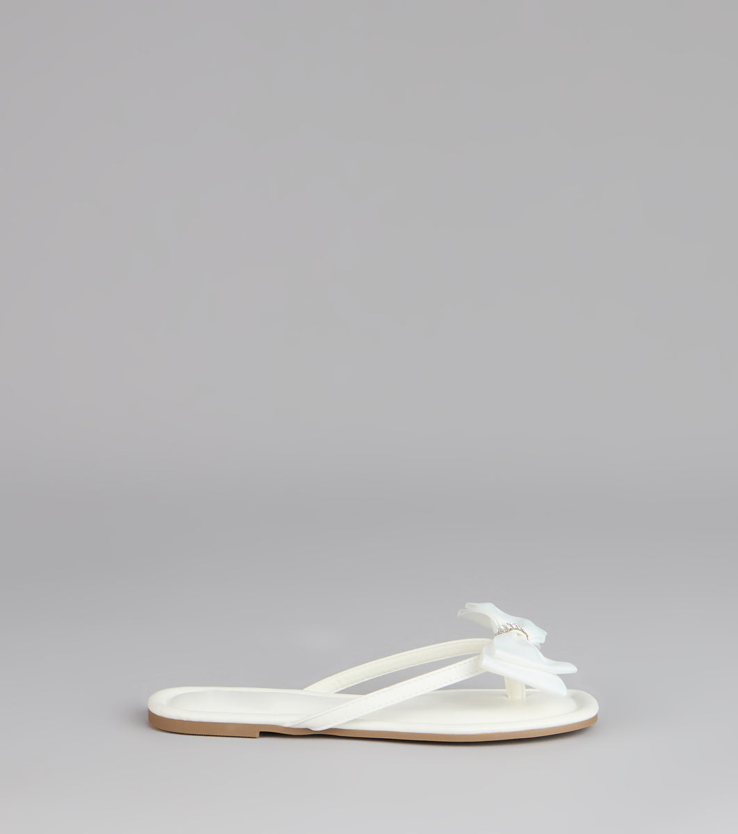 Sweet Steps Bow Thong Sandals & Windsor