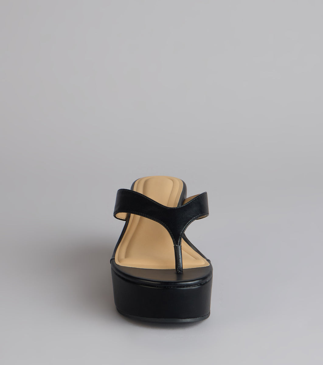 Elevated Thong Platform Wedge Sandals & Windsor