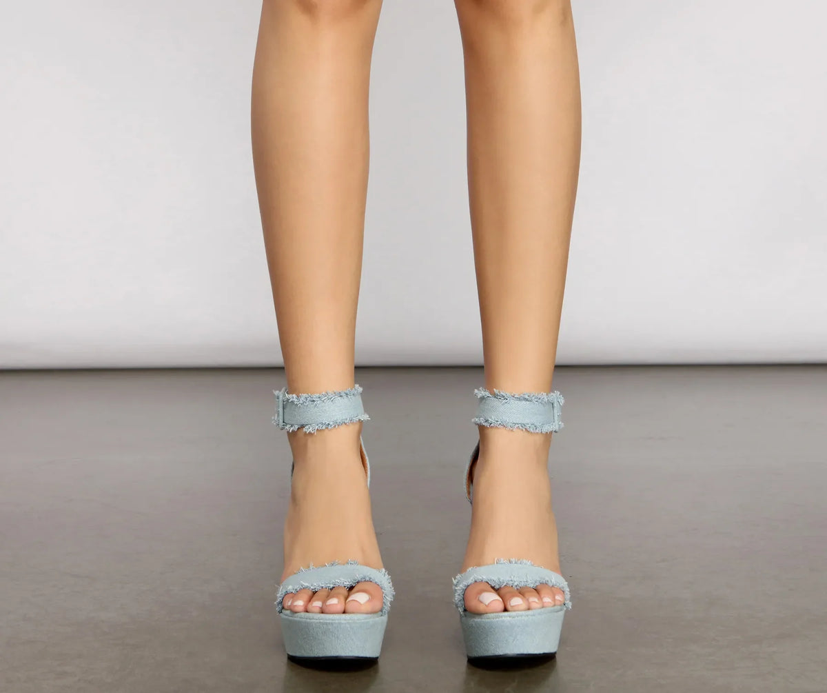 Denim Diva Platform Wedges & Windsor