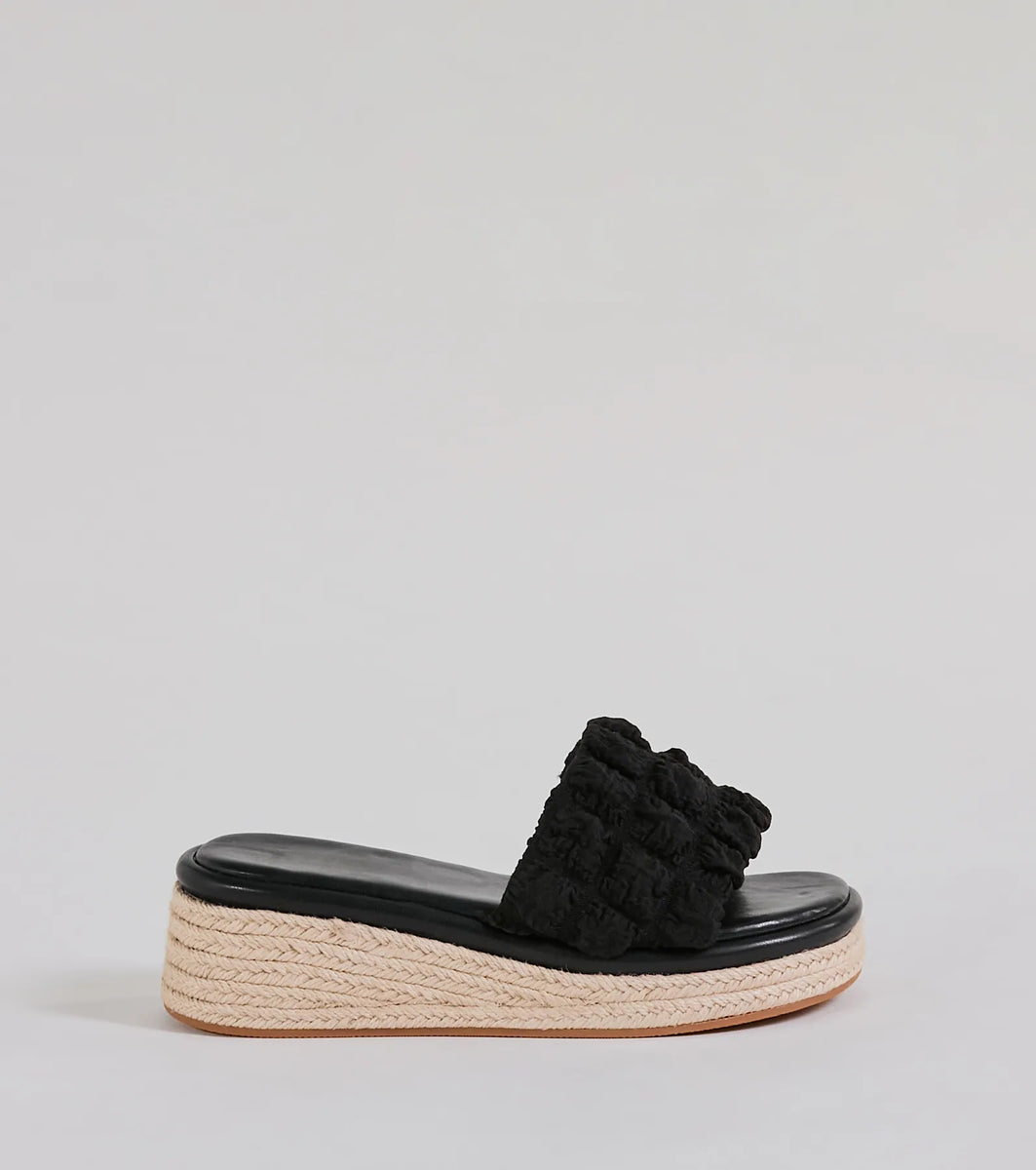 A Perfect Day Puff Espadrille Wedge Sandals & Windsor