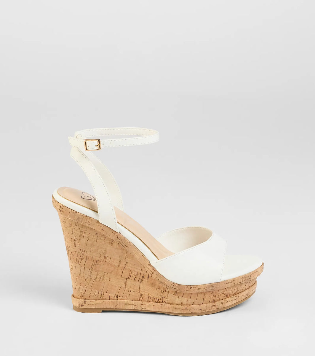 New Heights Cork Platform Wedges & Windsor