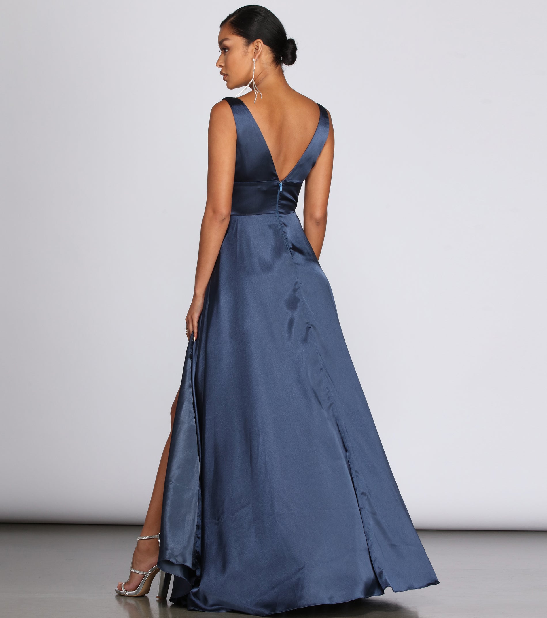 Kat Formal Satin Gown & Windsor