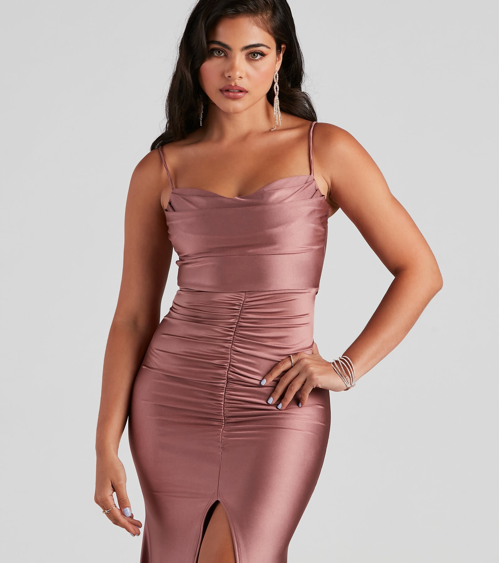 Hazel-Anne Formal Ruched Mermaid Dress & Windsor