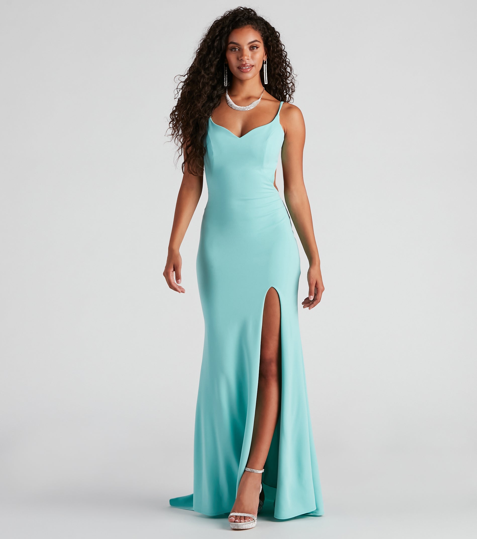 Maves Formal High Slit Mermaid Dress & Windsor