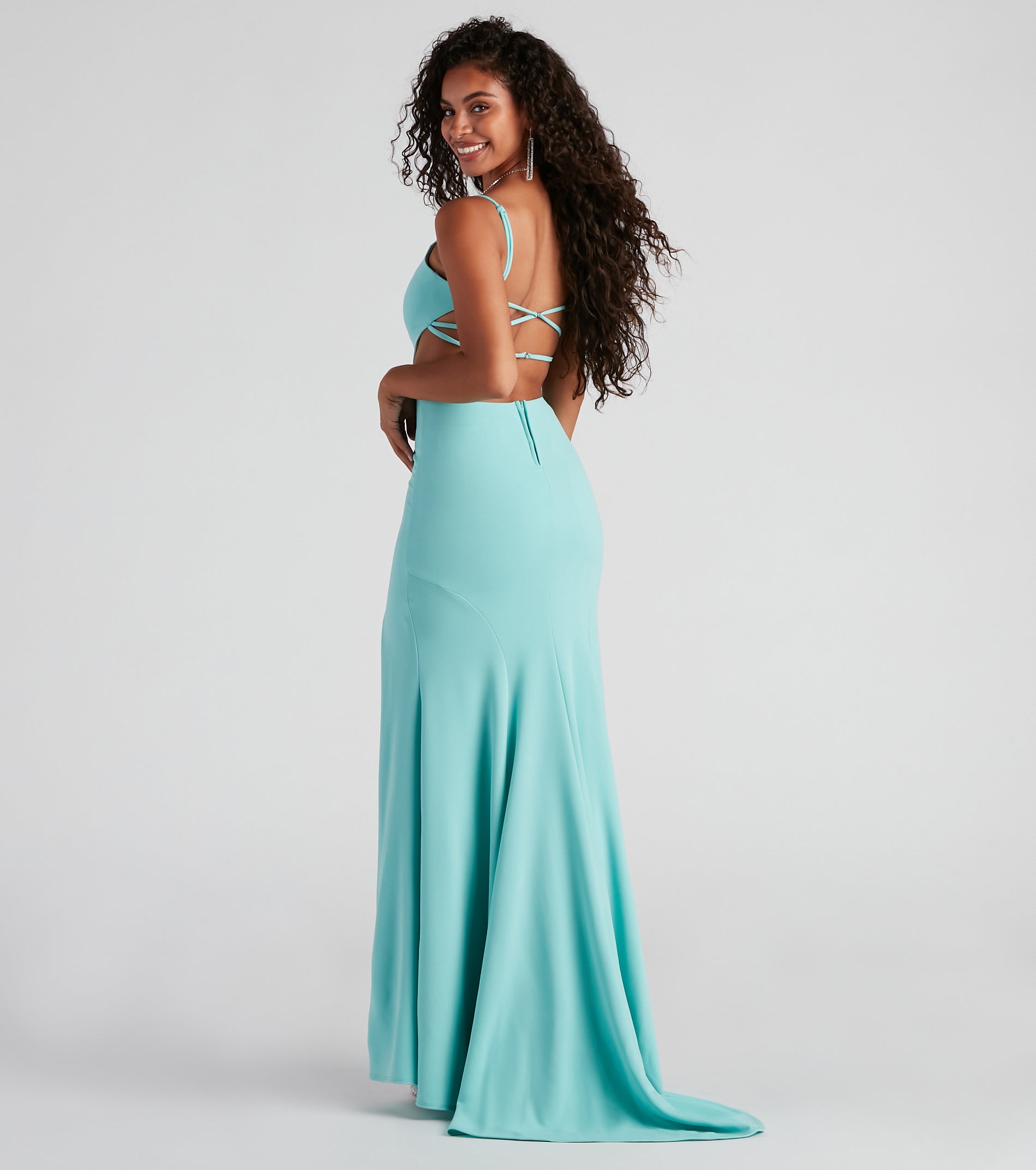 Maves Formal High Slit Mermaid Dress & Windsor