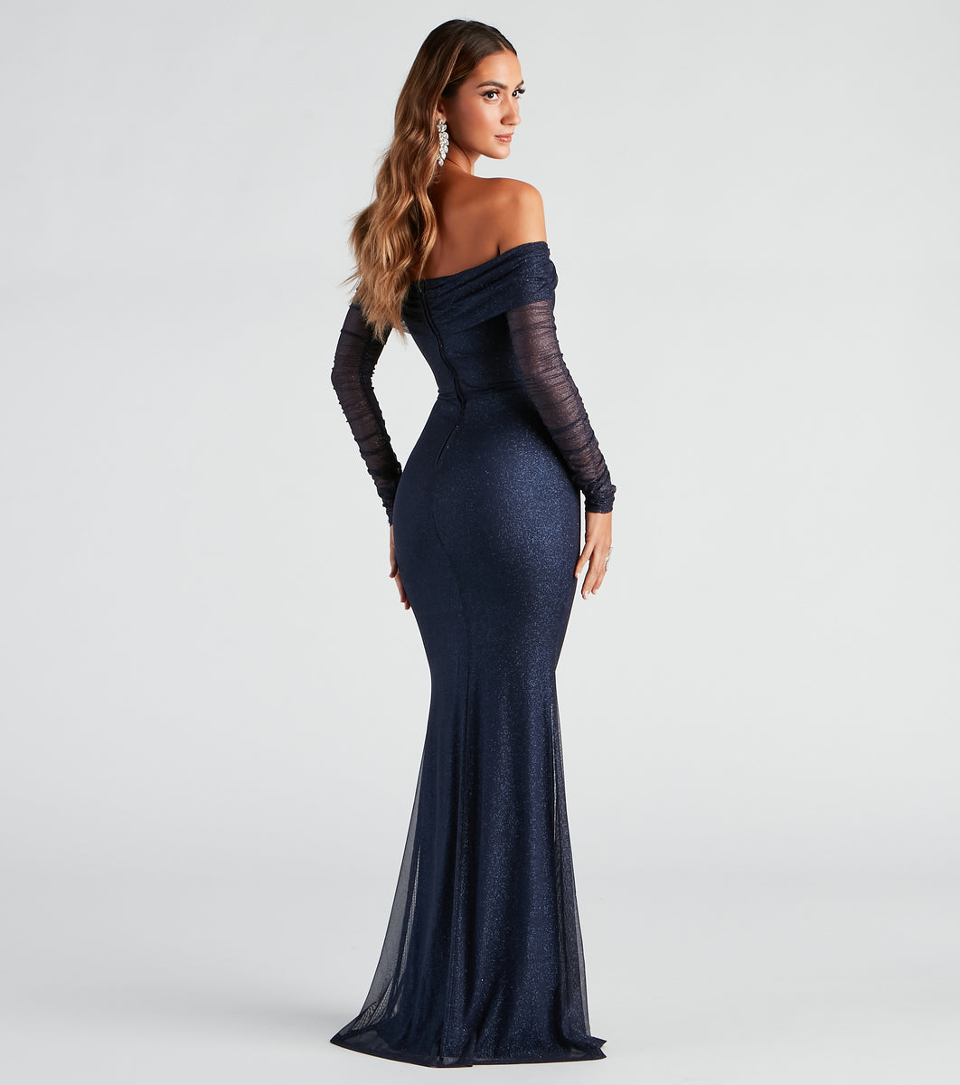 Mandy Glitter Mesh Mermaid Dress & Windsor