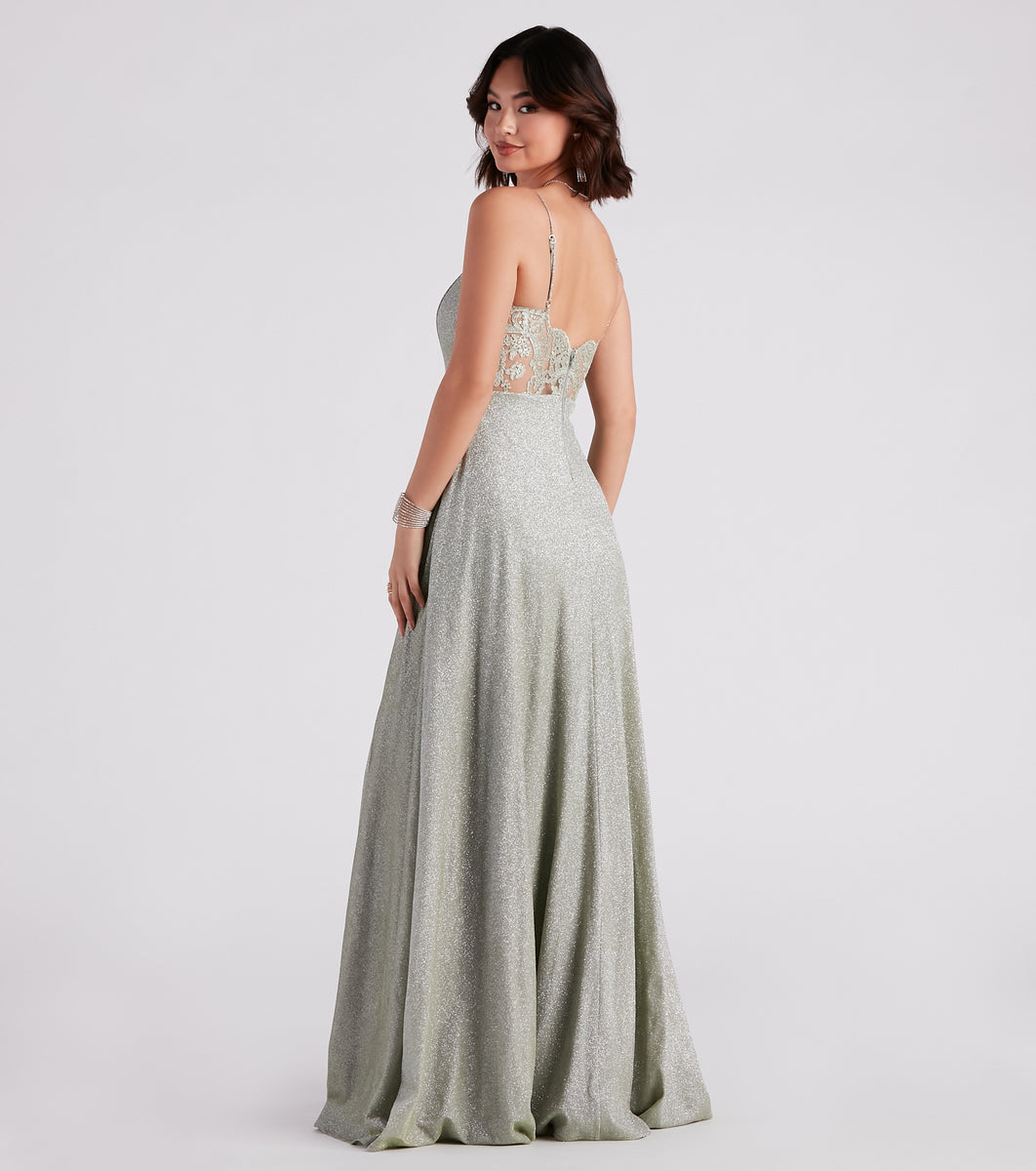 Daria Lace Back A-Line Ball Gown & Windsor