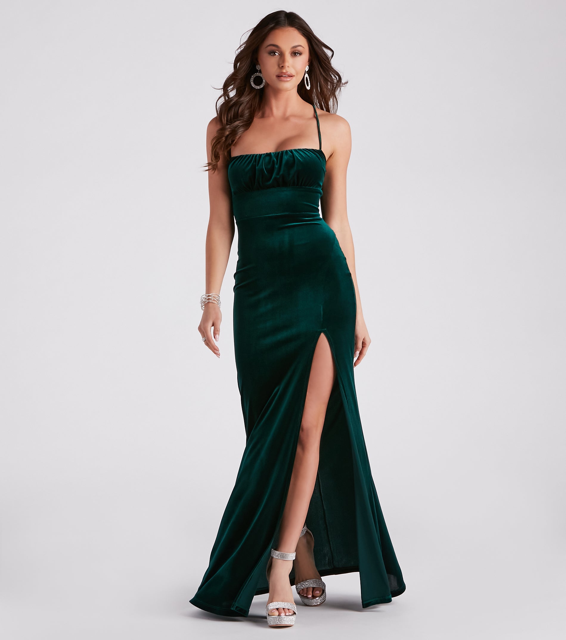 Carla Formal Velvet Mermaid Dress & Windsor
