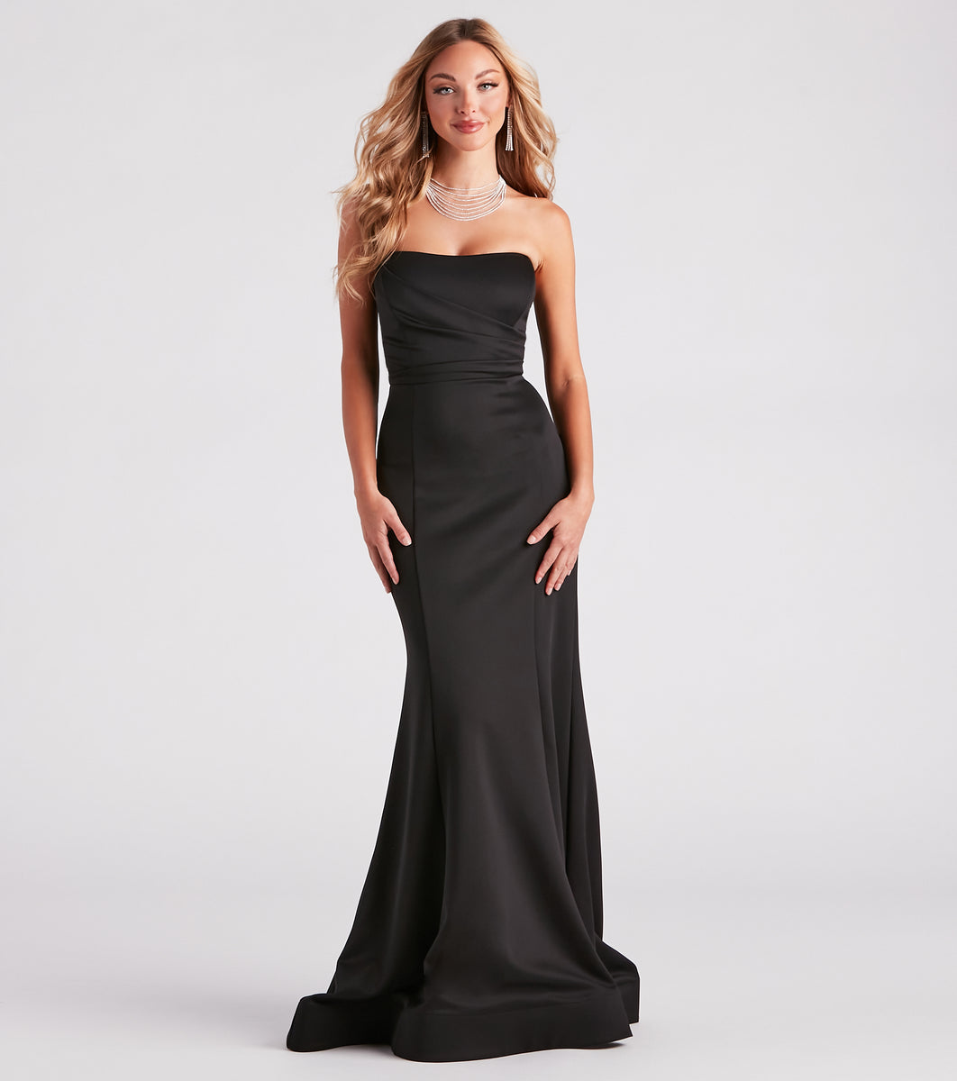 Amy Formal Strapless Mermaid Dress & Windsor