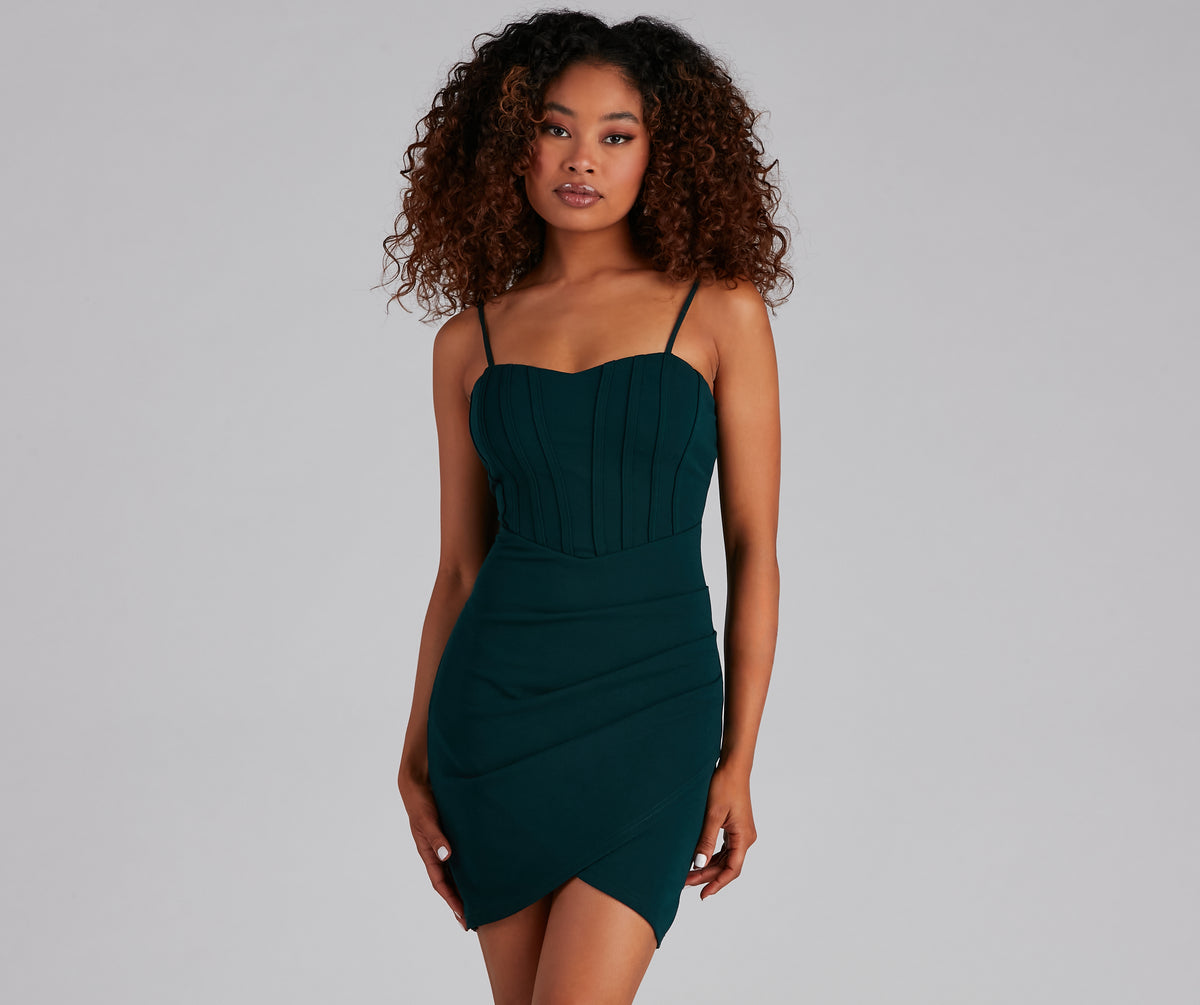 Chic Beauty Corset Mini Dress & Windsor