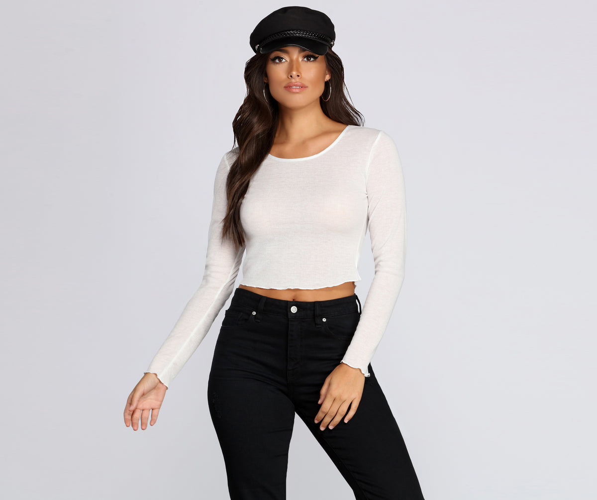 Sheer-ly Stylish Crop Top & Windsor