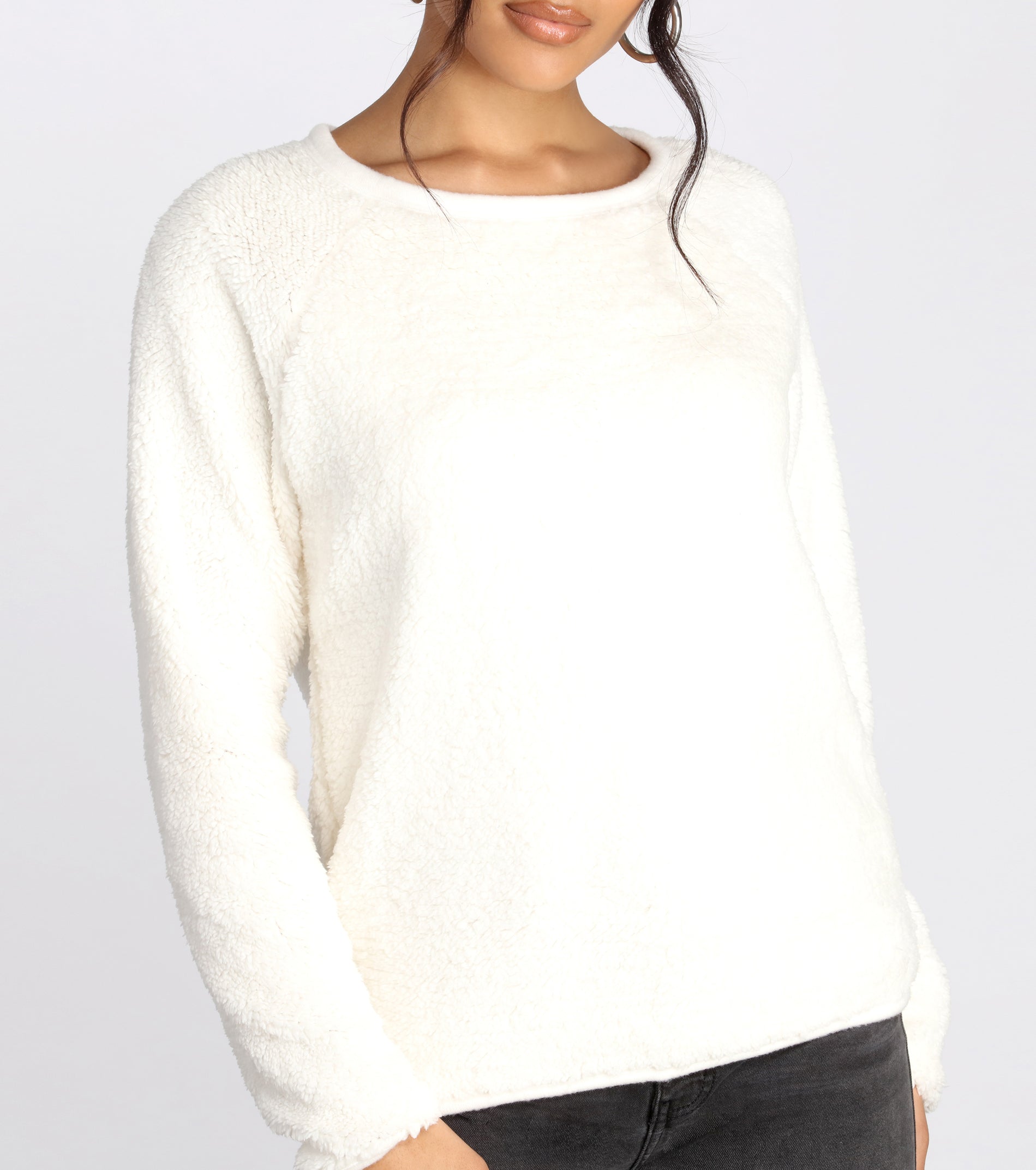 Feeling Cozy Fuzzy Pullover Sweater & Windsor
