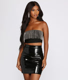 Festive In Fringe Tube Top & Windsor