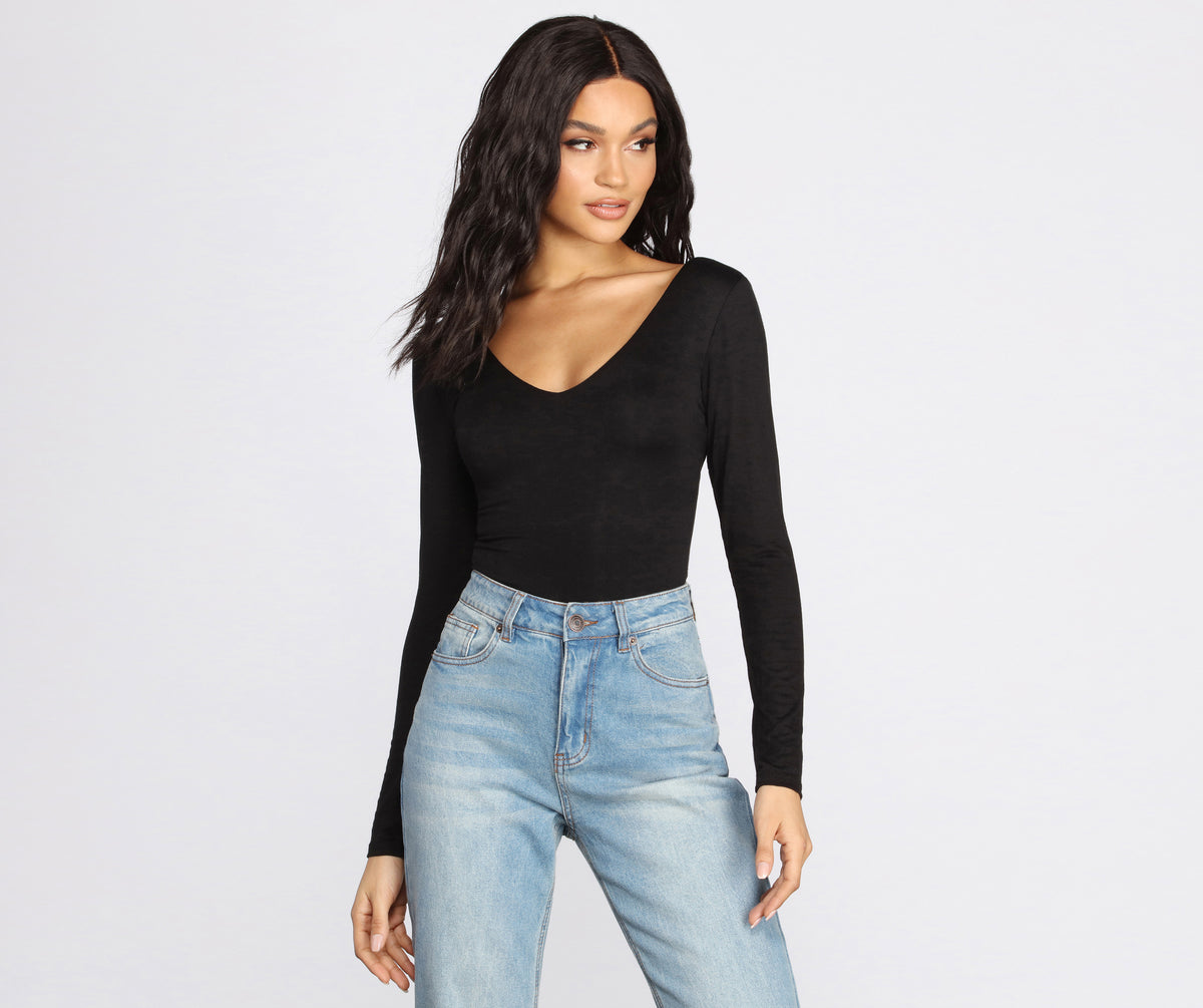 Cross Back Detail Bodysuit & Windsor