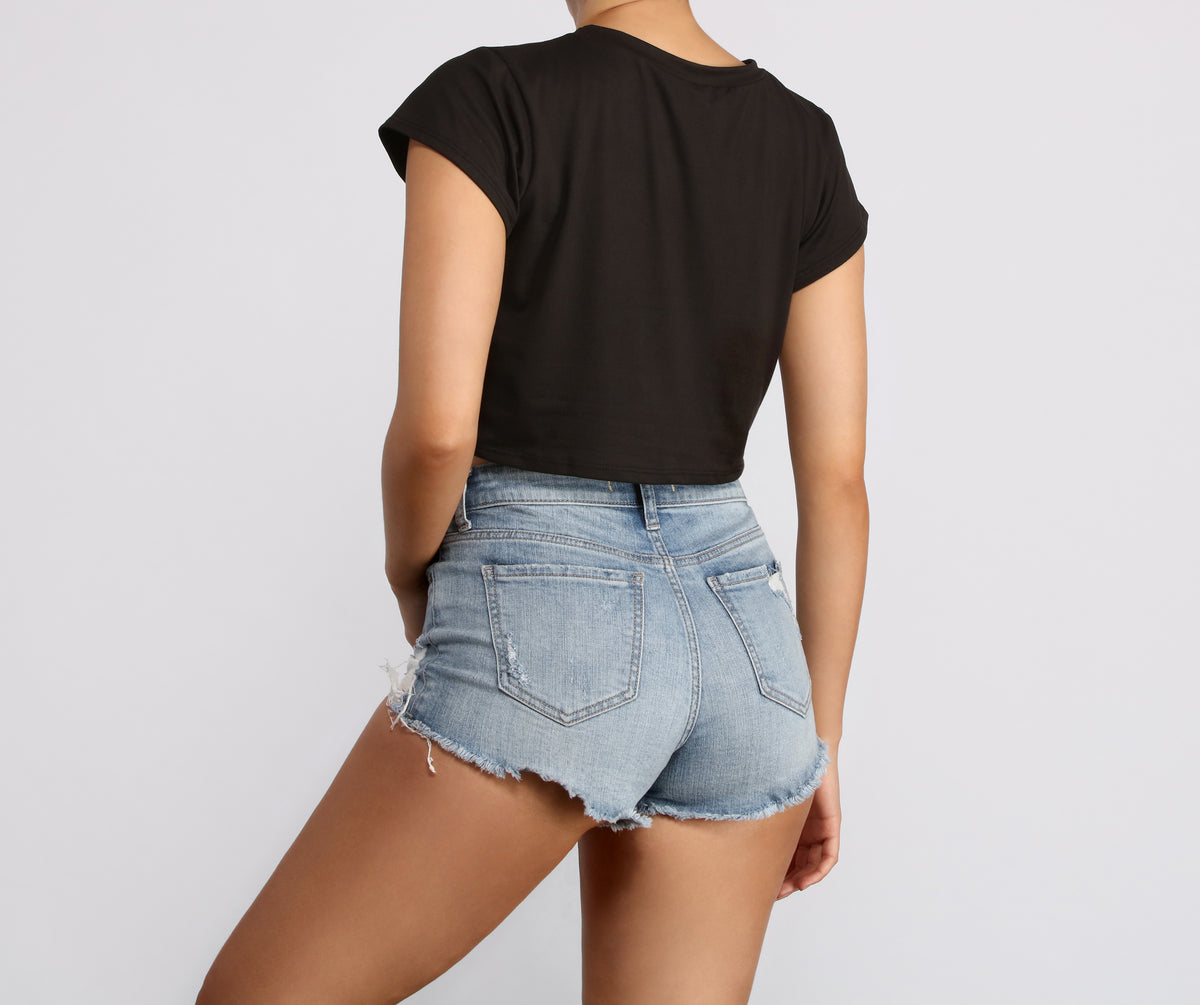 Watch the Sunset Crop Top & Windsor