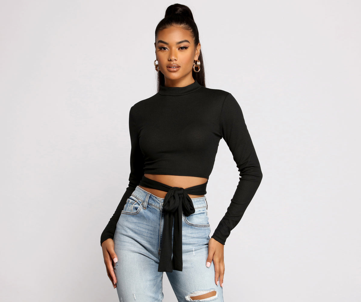 Sleek and Snatched Ribbed Knit Crop Top & Windsor