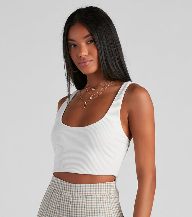 I've Got Needs Scoop Neck Crop Top & Windsor