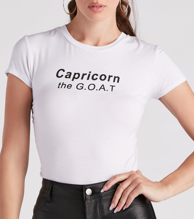 Capricorn The GOAT Graphic Tee & Windsor