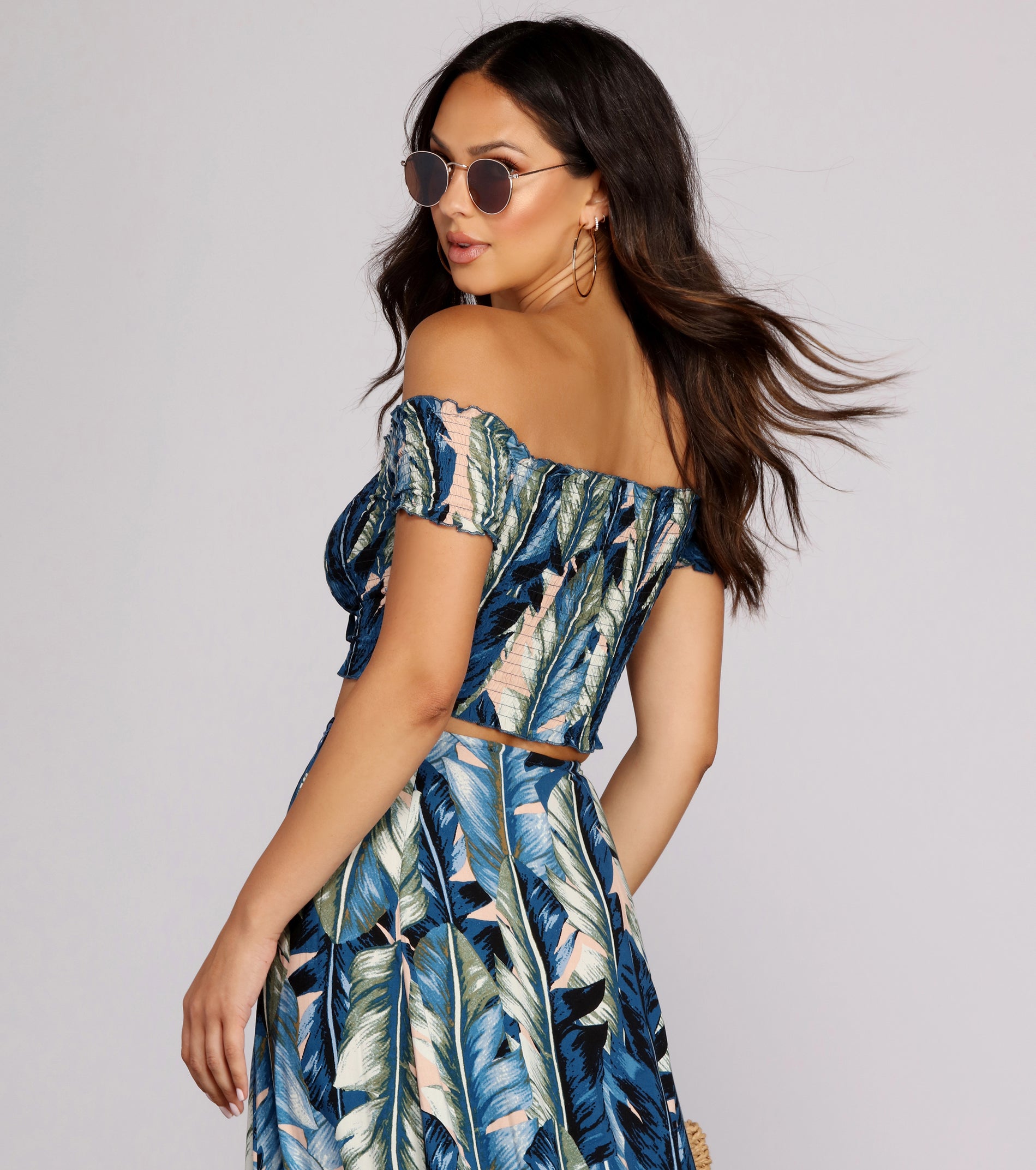 Tropic Vibes Crop Top & Windsor