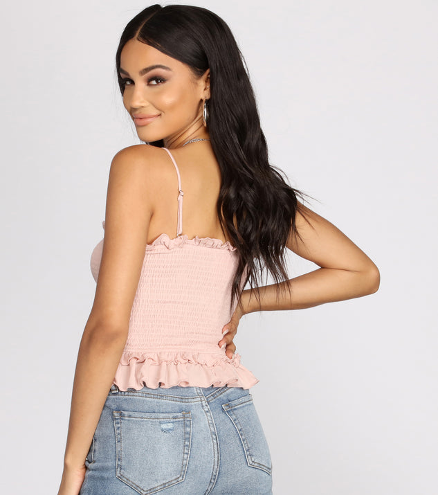 Sweet And Smocked Crop Top & Windsor