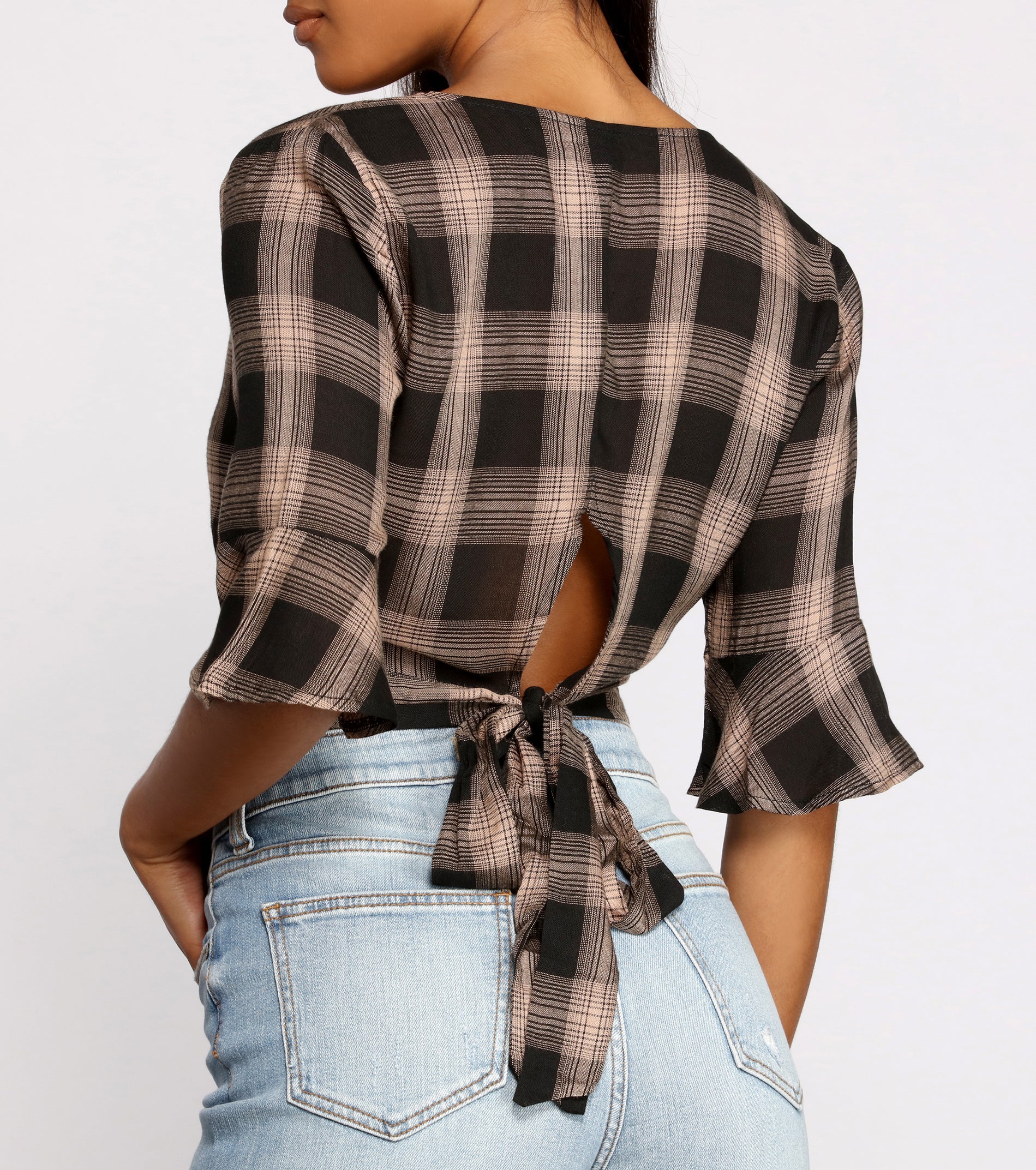 Pretty In Plaid Crop Top & Windsor
