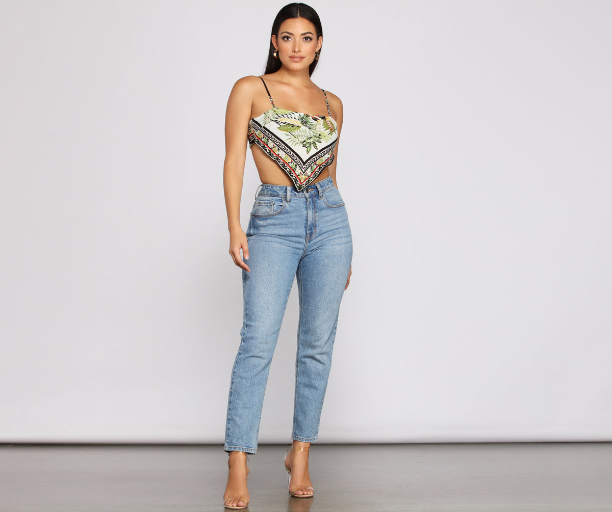 Set On The Tropics Handkerchief Top & Windsor