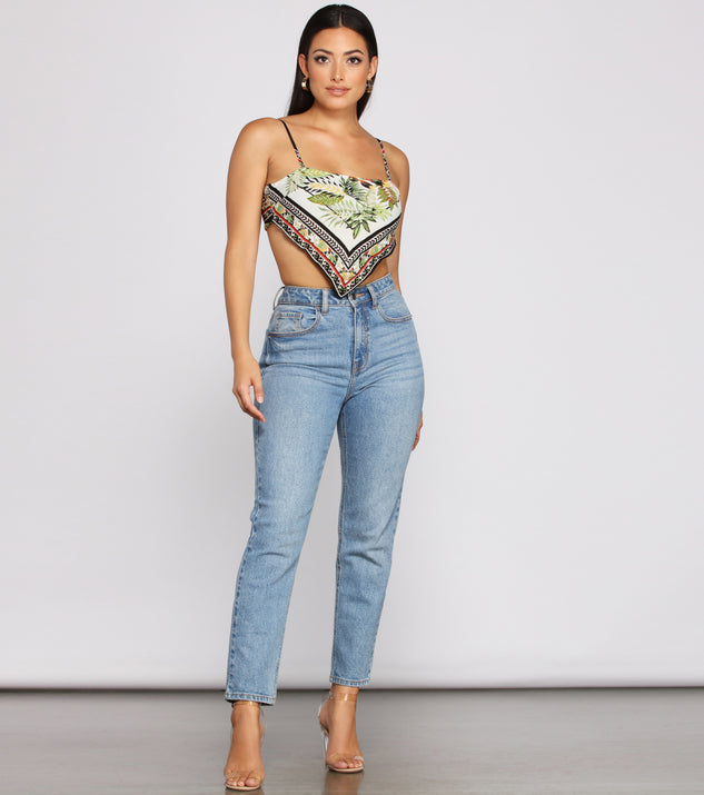 Set On The Tropics Handkerchief Top & Windsor