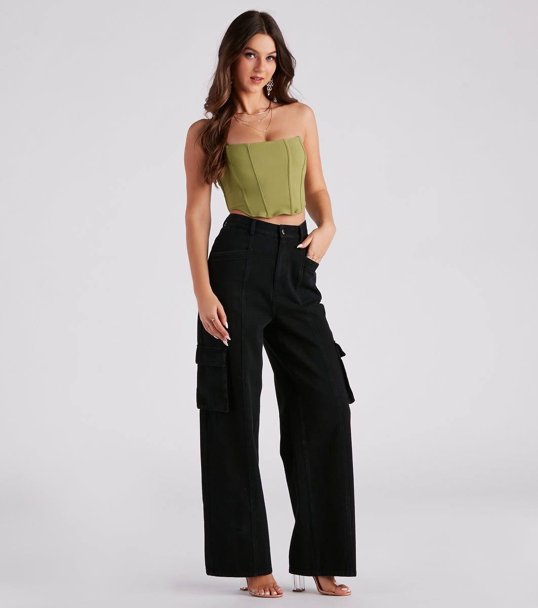 Meant To Be Lace Up Corset Top & Windsor