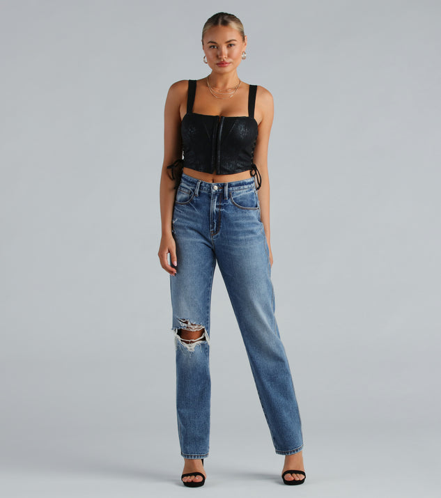 Hiss Worthy Faux Suede Snake Corset Top & Windsor