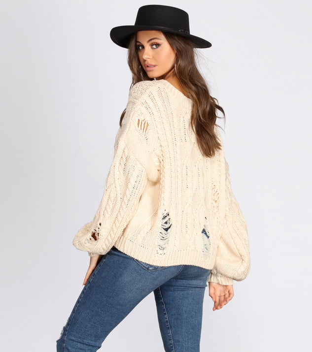 Cozy Cable Knit Sweater & Windsor