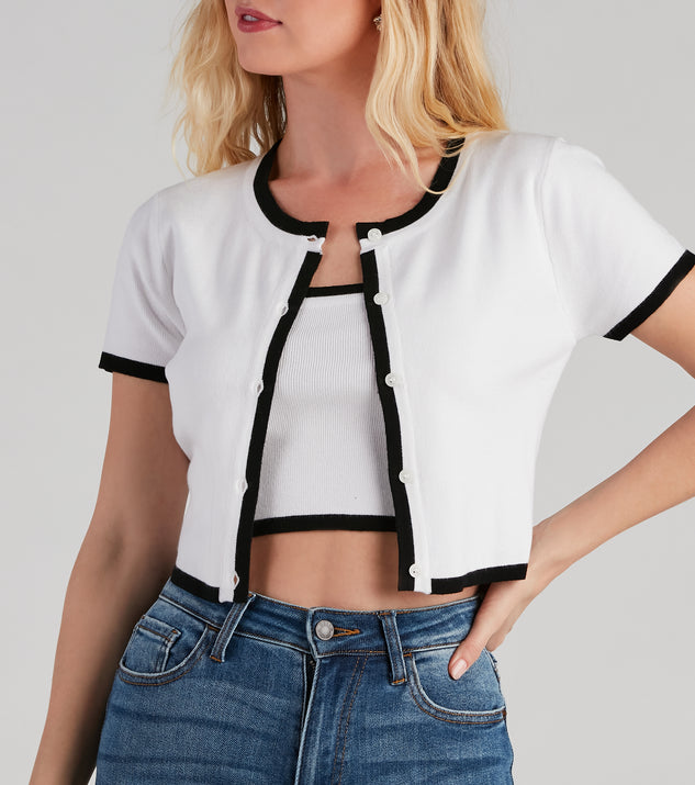 Perfect Match Short Sleeve Cardigan & Windsor