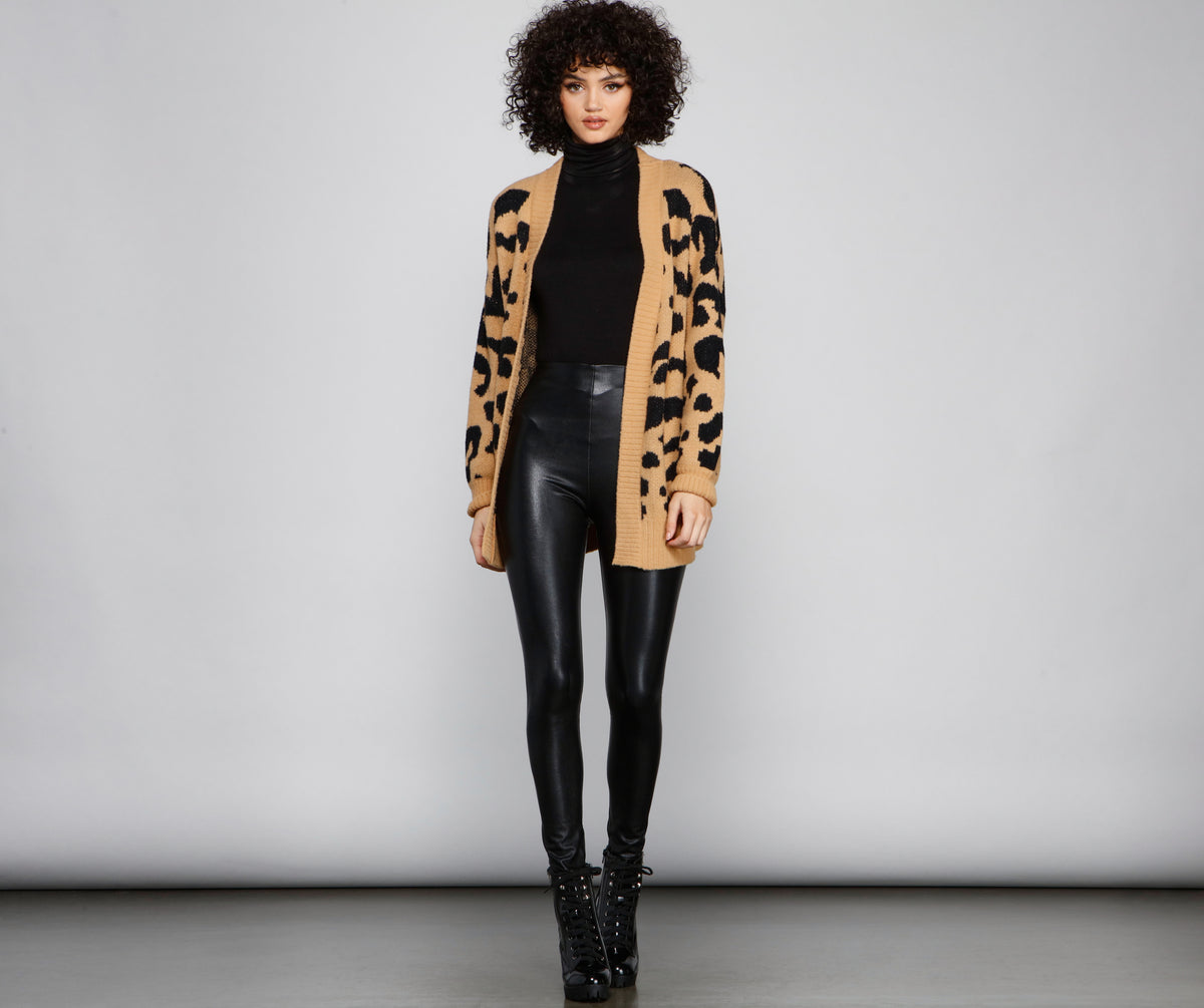 Cozy Vibes Leopard Print Cardigan & Windsor