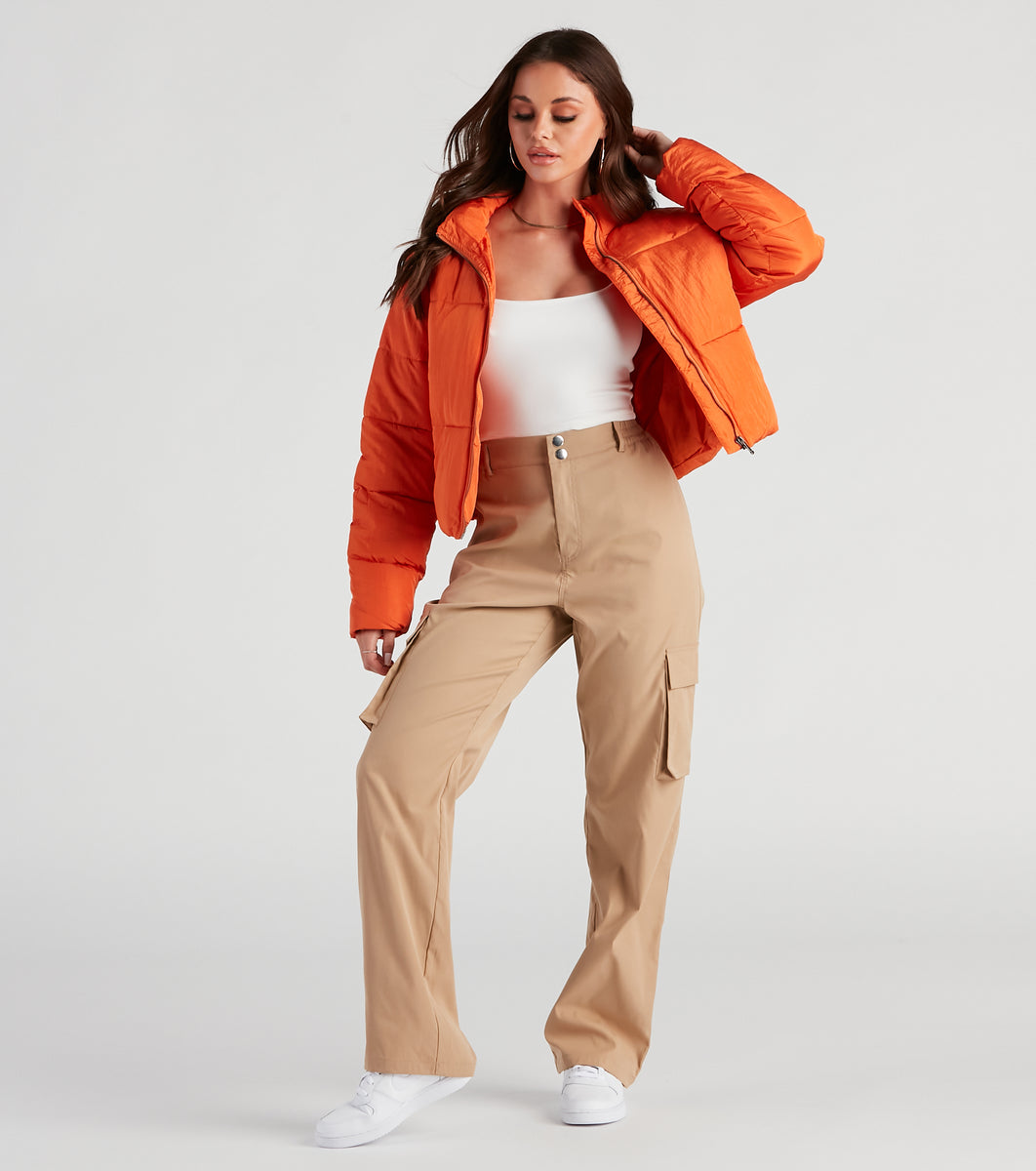 Your Favorite Puffer Crop Jacket & Windsor