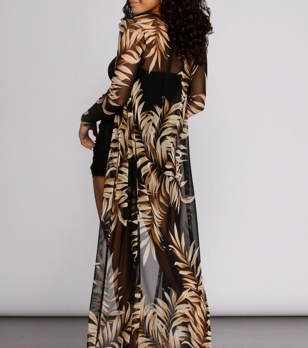 Lush Lounging Tropical Duster & Windsor