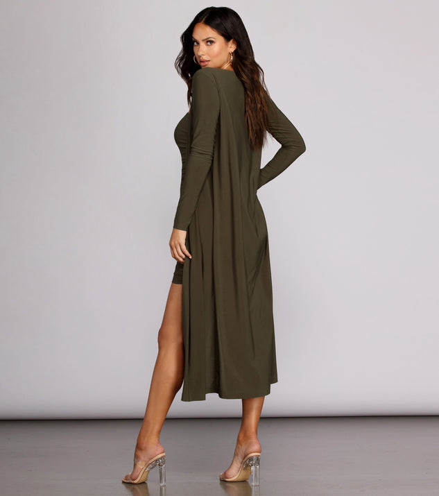 Solid Stunner Long Duster & Windsor