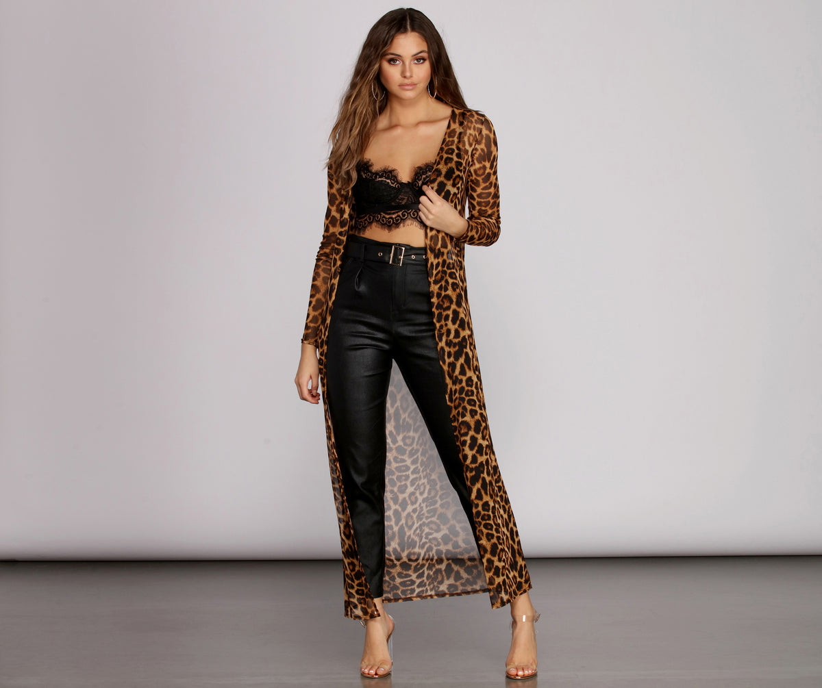 Spotted In Style Mesh Duster & Windsor
