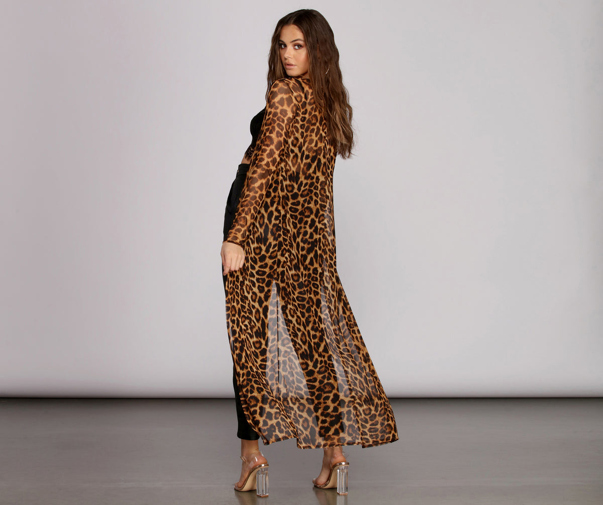 Spotted In Style Mesh Duster & Windsor