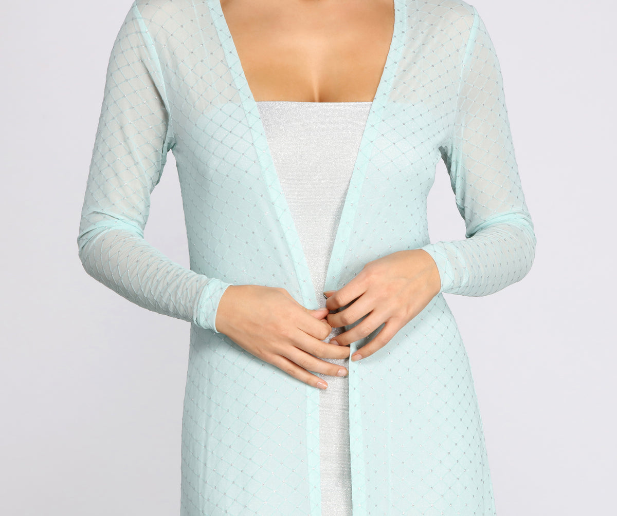 Sparkle In Rhine Mesh Duster & Windsor