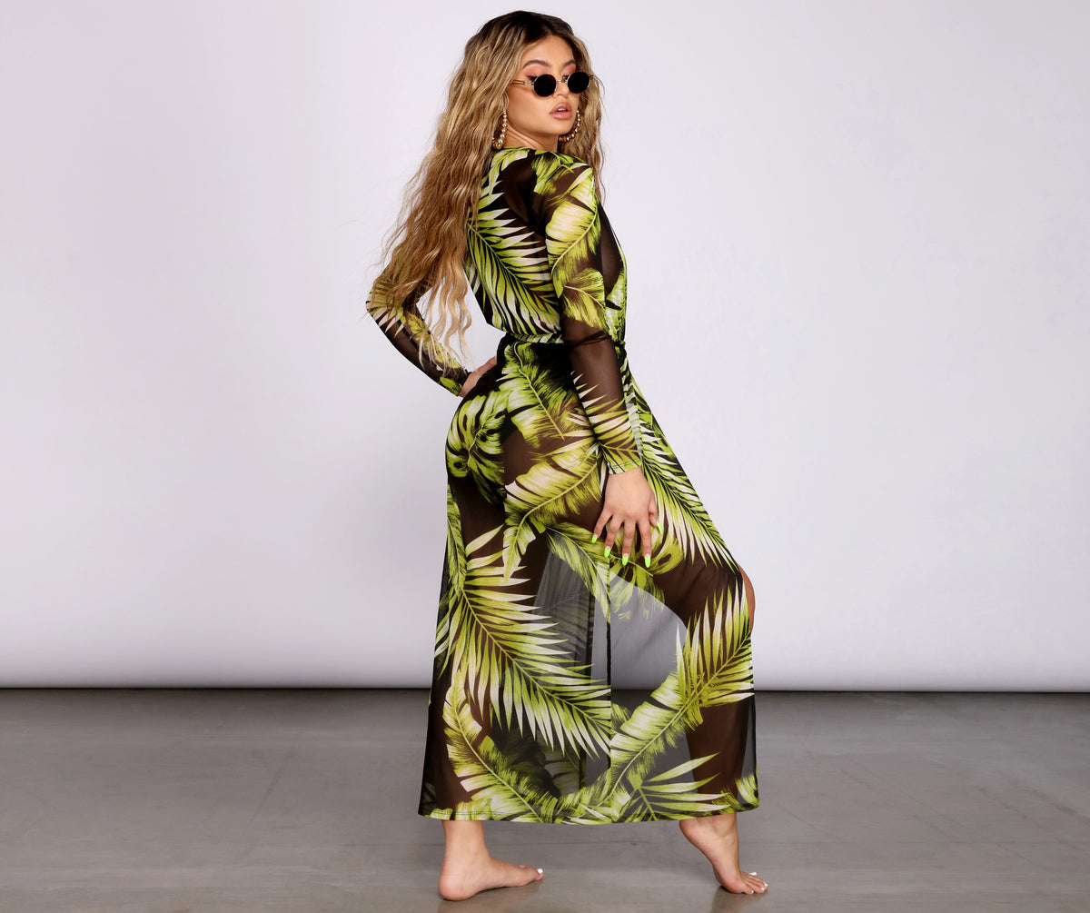 On Vacay Tropical Mesh Duster & Windsor