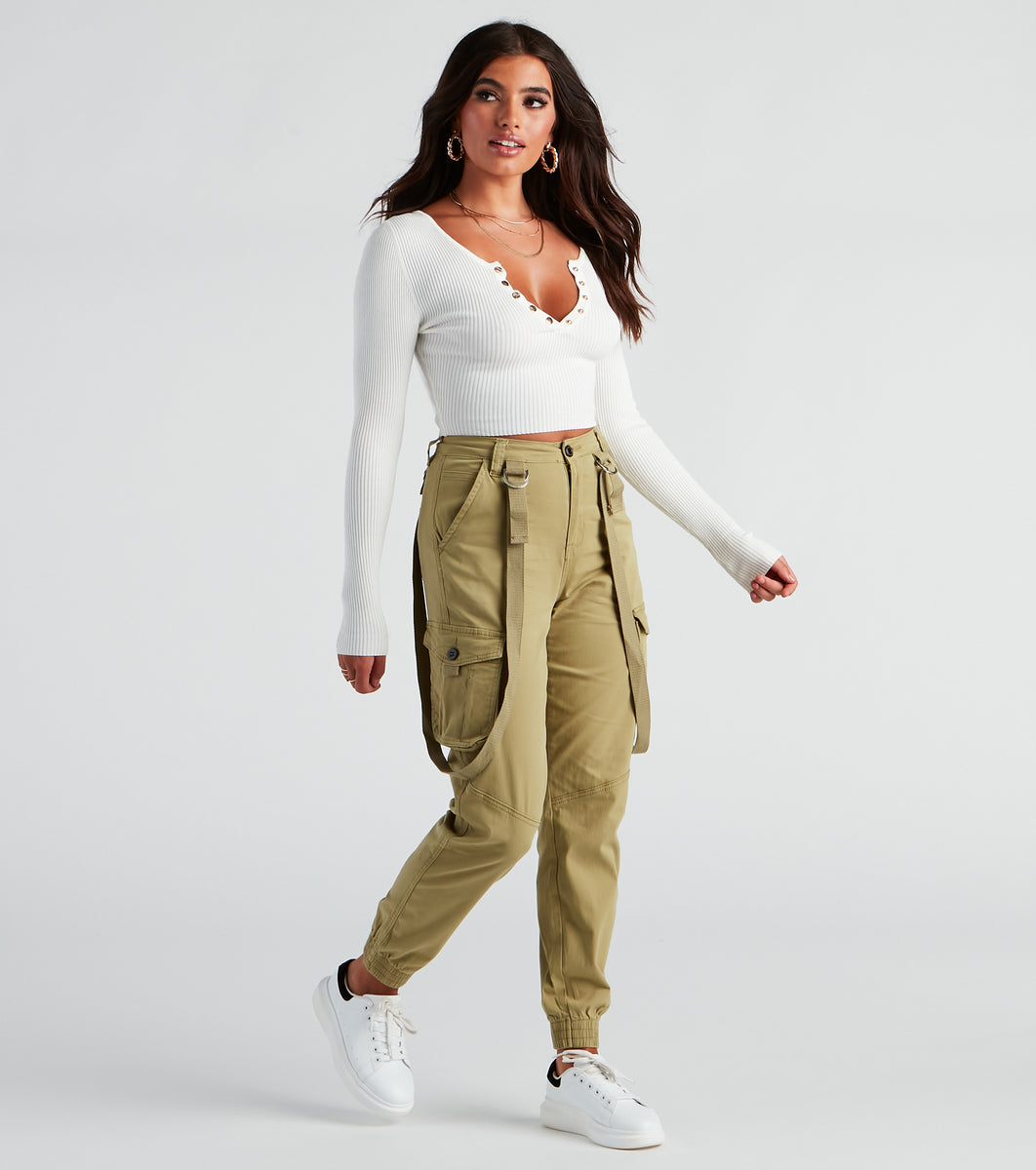 Precious Cargo High Rise Joggers & Windsor