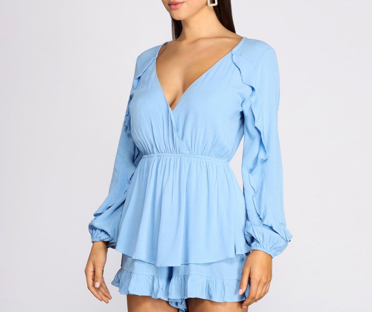 Ruffle It Up Flowy Romper & Windsor