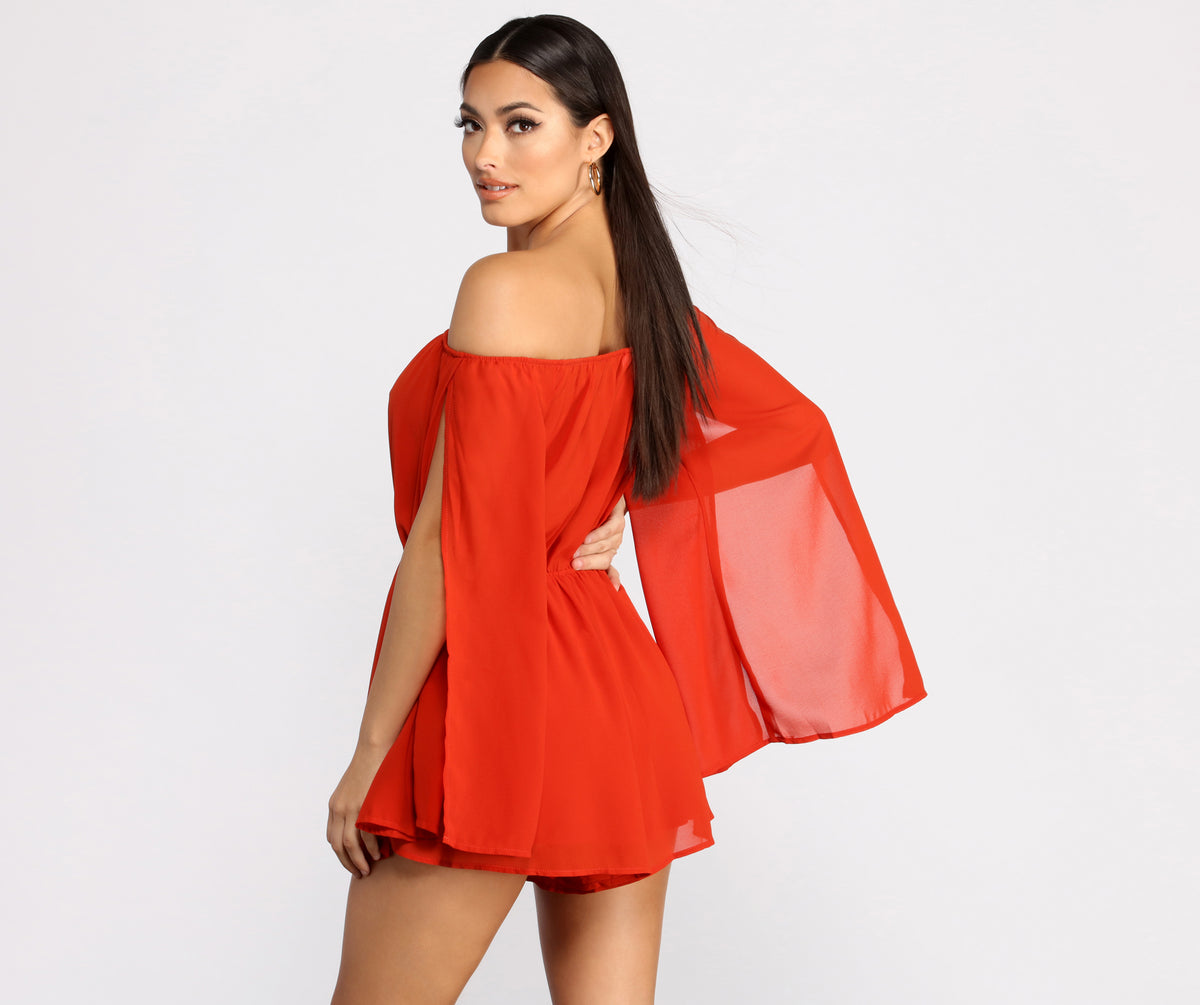 Flowy Feels Chiffon Romper & Windsor