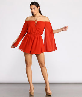 Flowy Feels Chiffon Romper & Windsor